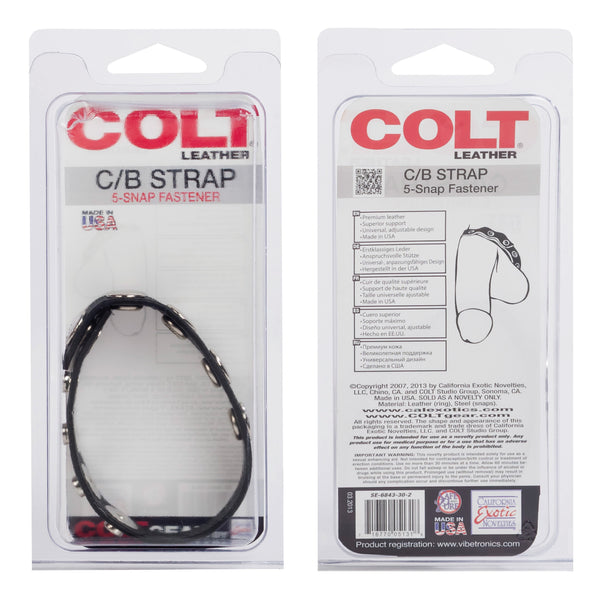 Colt Adjustable 5 Snap Leather – Vonnie's Secret Treasures
